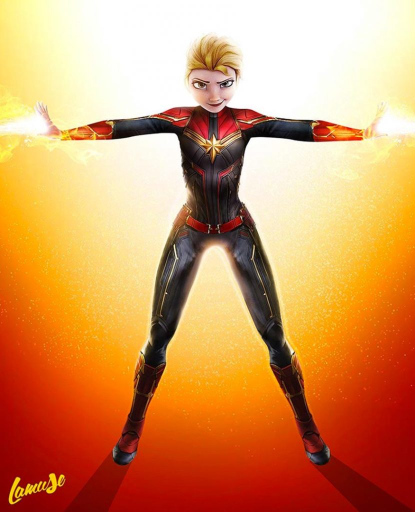 Protagonisti Disney come supereroi Marvel e DC