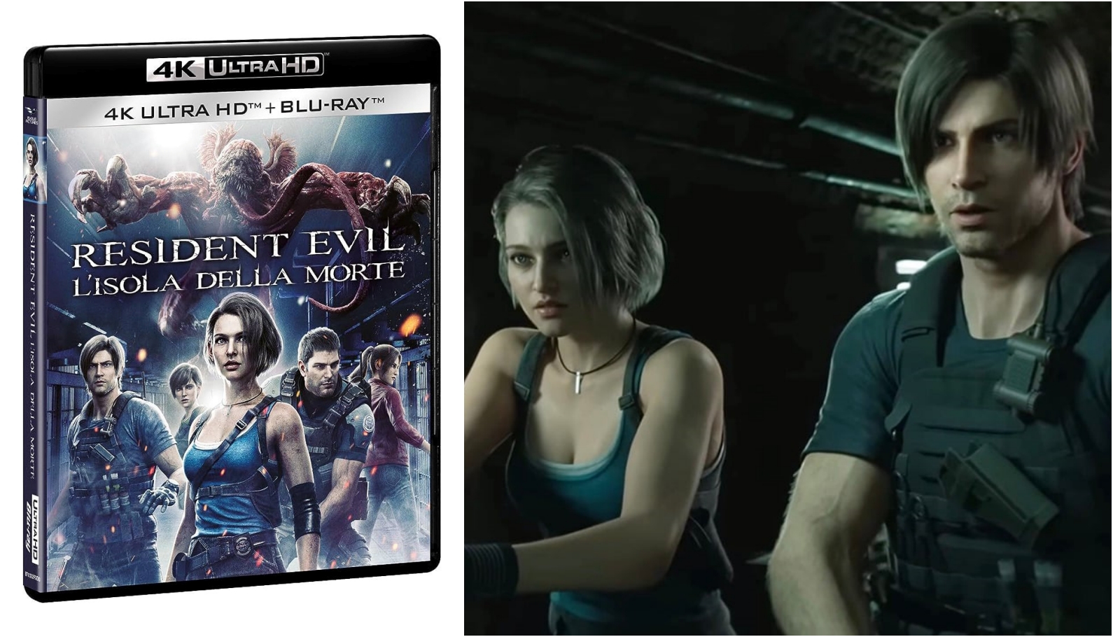 La Videoteca Perfetta: Resident Evil: L'Isola della Morte (Blu-ray 4K, Blu-ray, DVD)