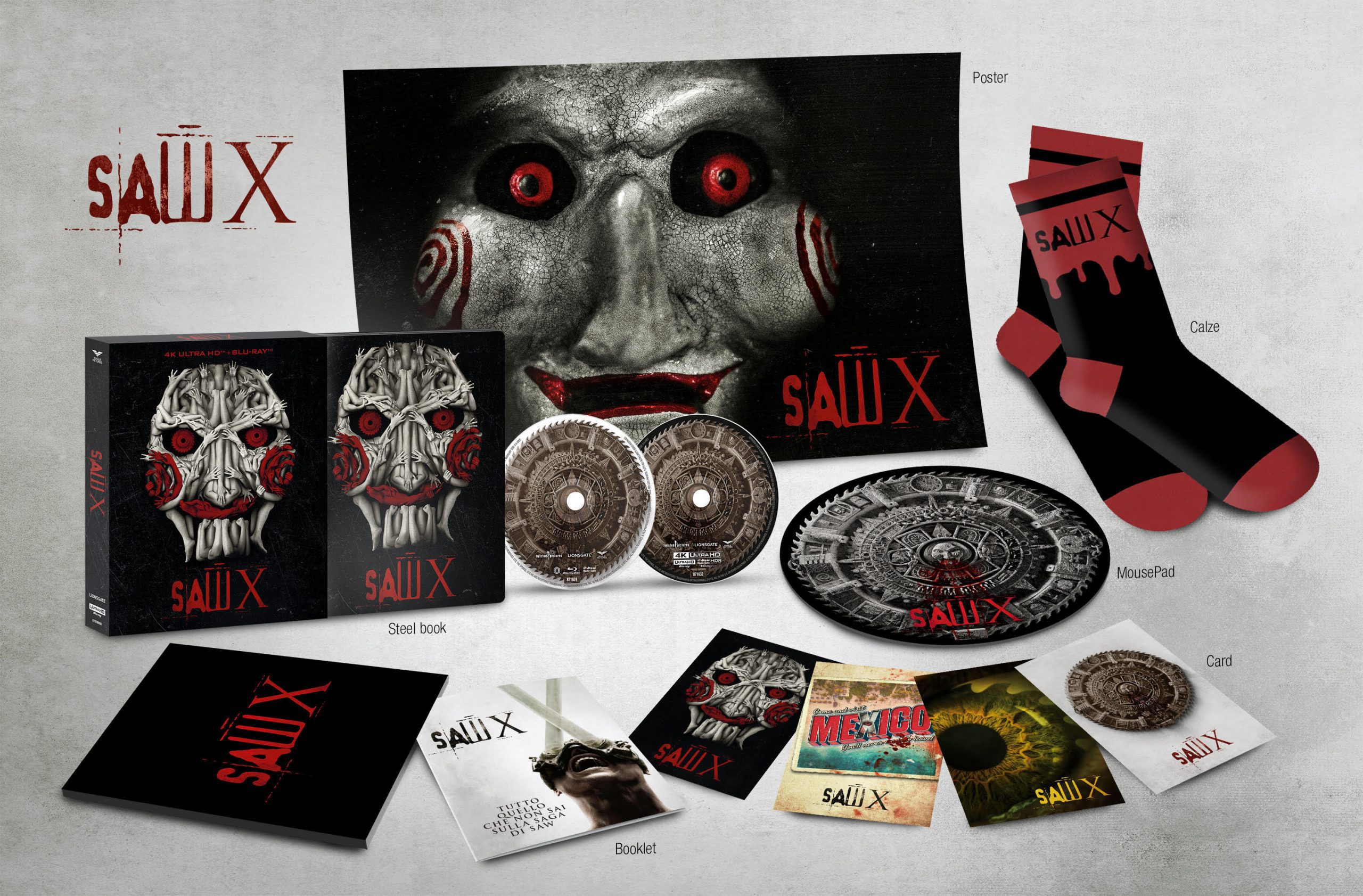 La Videoteca Perfetta: SAW X (Blu-ray 4K, Blu-ray, DVD)