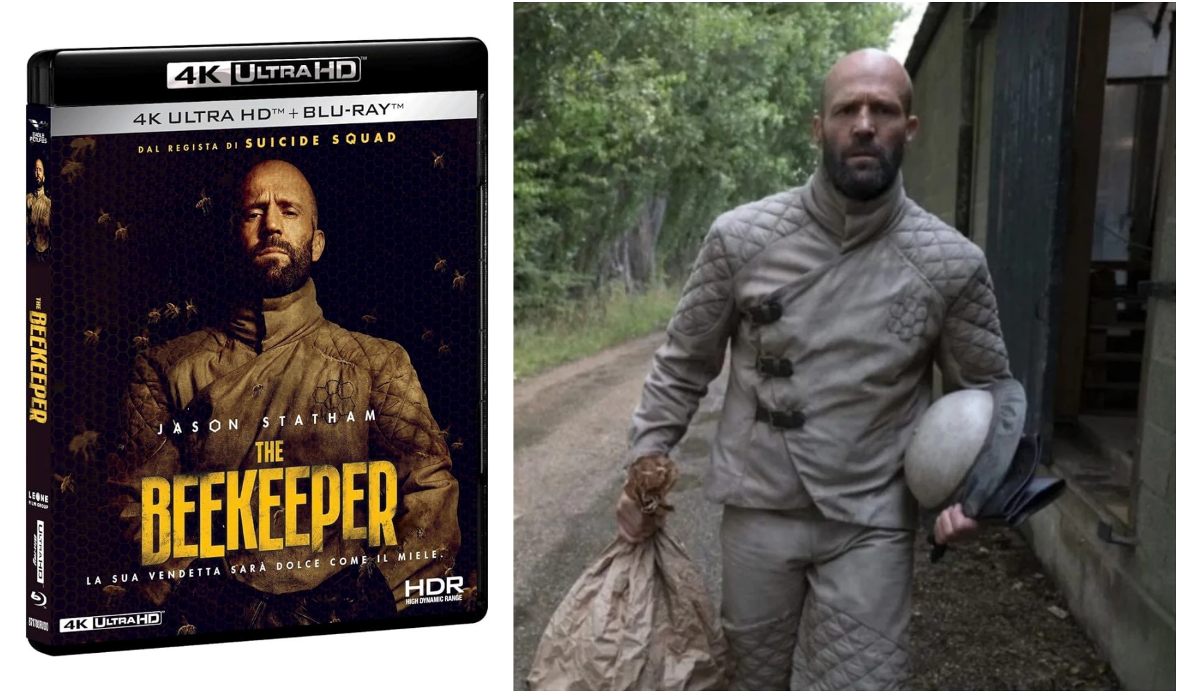 La Videoteca Perfetta: The Beekeeper (Blu-ray 4K, Blu-ray, DVD)